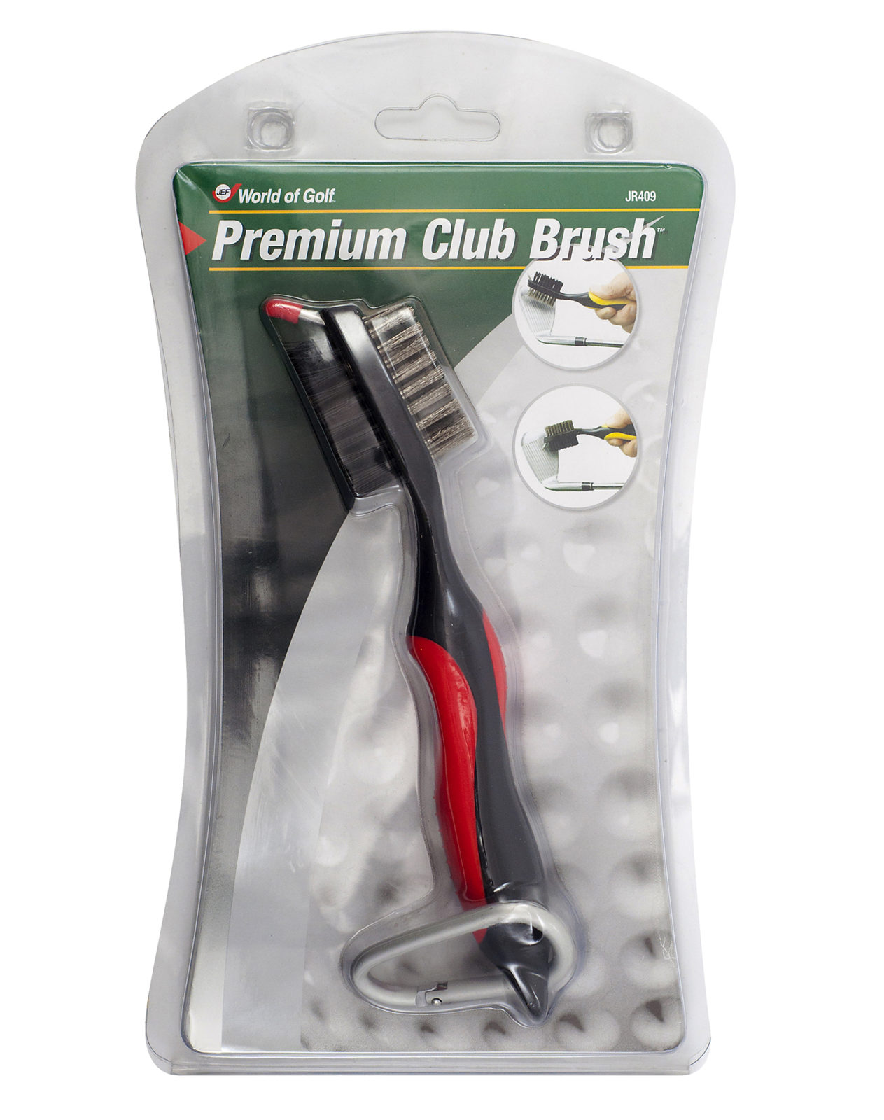 World Of Gold Premium Club Brush Clamshell - J&M Golf Inc.