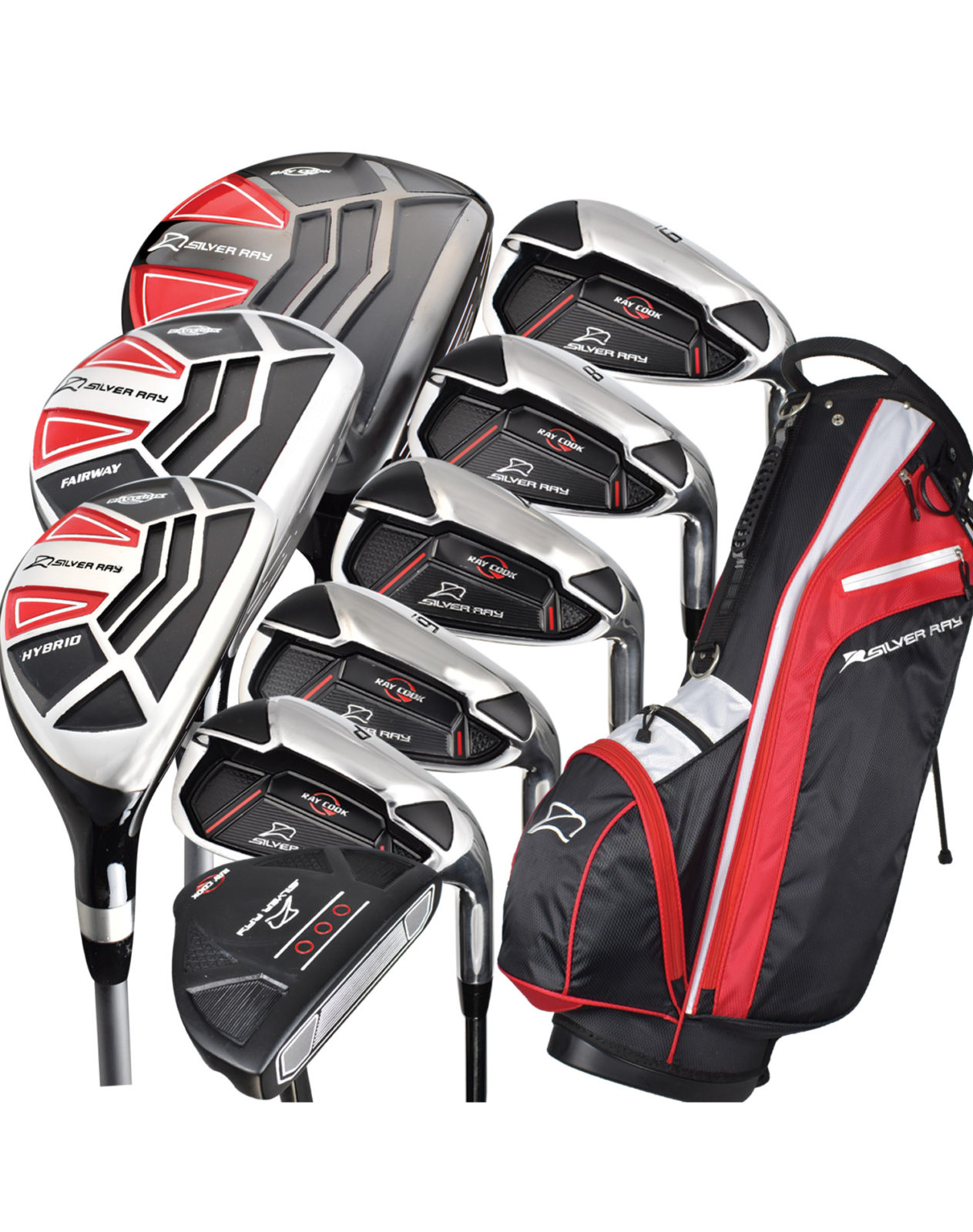 Ray Cook Silver Ray Mens Golf Club Package - J&M Golf Inc.