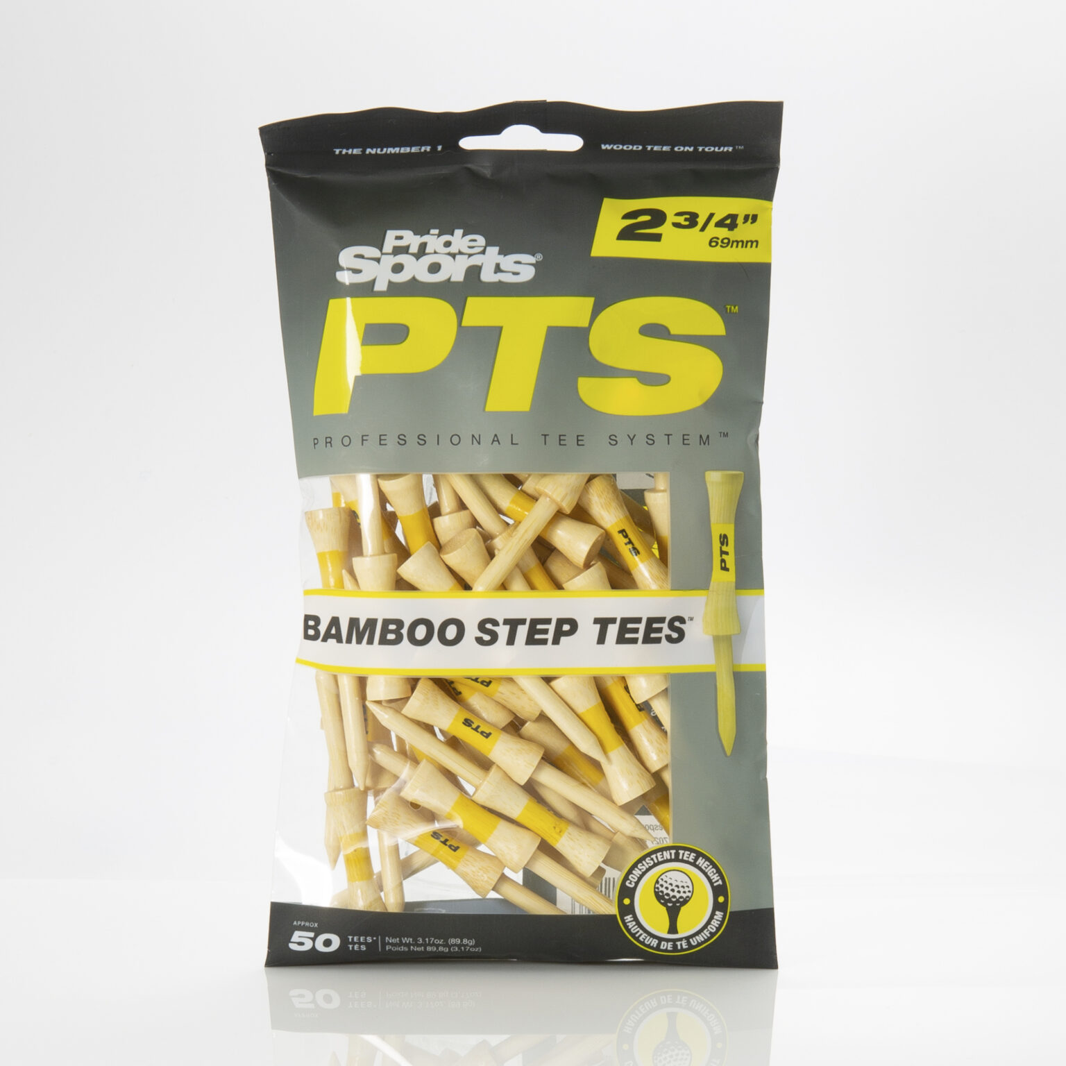Pride Sports PTS Bamboo Step Tees - J&M Golf Inc.